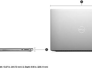 Dell XPS 15 9530 Business Laptop (15.6" FHD+, Intel 14-Core i7-13700H (Beat i9-12900H), 64GB DDR5 RAM, 2TB SSD, Arc A370M), Backlit, Fingerprint, Thunderbolt 4, Webcam, Wi-Fi 6E, Win 11 Pro, Silver