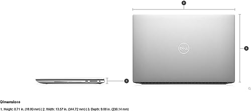 Dell XPS 15 9530 Business Laptop (15.6" FHD+, Intel 14-Core i7-13700H (Beat i9-12900H), 64GB DDR5 RAM, 2TB SSD, Arc A370M), Backlit, Fingerprint, Thunderbolt 4, Webcam, Wi-Fi 6E, Win 11 Pro, Silver