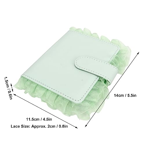 Camera Picture Album, High Transparency 64 Pockets Light Buckle Design Mini Film Photo Album for Display (Green)