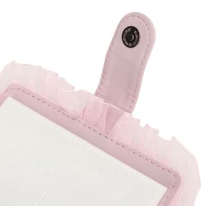 Camera Picture Album, High Transparency 64 Pockets Light Buckle Design Mini Film Photo Album for Display (Pink)