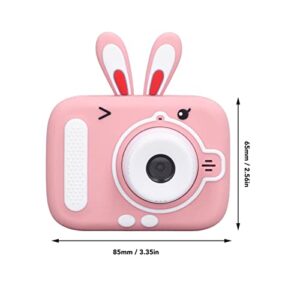 1080P Student Camera, 1080P Digital Camera Color Display 20MP 2in for Garden (Pink)