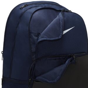 Nike Brasilia 9.5 Adult Unisex Training Backpack (Extra Large, 30L) (XL, Midnight Navy/Black/White)