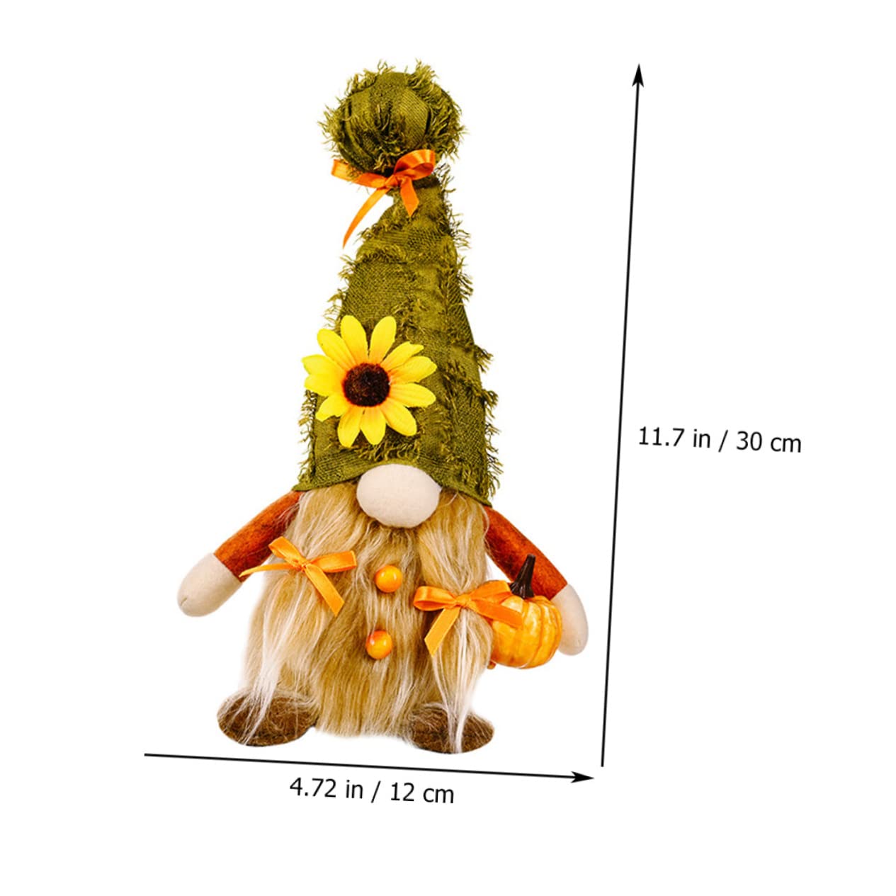 Abaodam 4pcs Hug Pumpkin Rudolph Harvest Festival Gnome Decors Decorative Dolls Swedish Gnomes Plush Harvest Gnome Dinning Table Decor Fall Table Decorations Gravel Trinkets Halloween