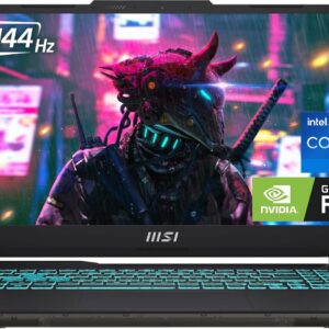 MSI Cyborg 15 Gaming Laptop, 15.6" 144Hz FHD IPS Display, 10-Core Intel Core i7-12650H, NVIDIA Geforce RTX 4060, 32GB DDR5 RAM, 1TB NVMe SSD, Backlit Keyboard, HDMI, USB-C, Win 11, w/CUE Accessories