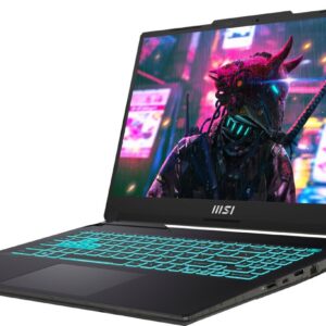 MSI Cyborg 15 Gaming Laptop, 15.6" 144Hz FHD IPS Display, 10-Core Intel Core i7-12650H, NVIDIA Geforce RTX 4060, 32GB DDR5 RAM, 1TB NVMe SSD, Backlit Keyboard, HDMI, USB-C, Win 11, w/CUE Accessories