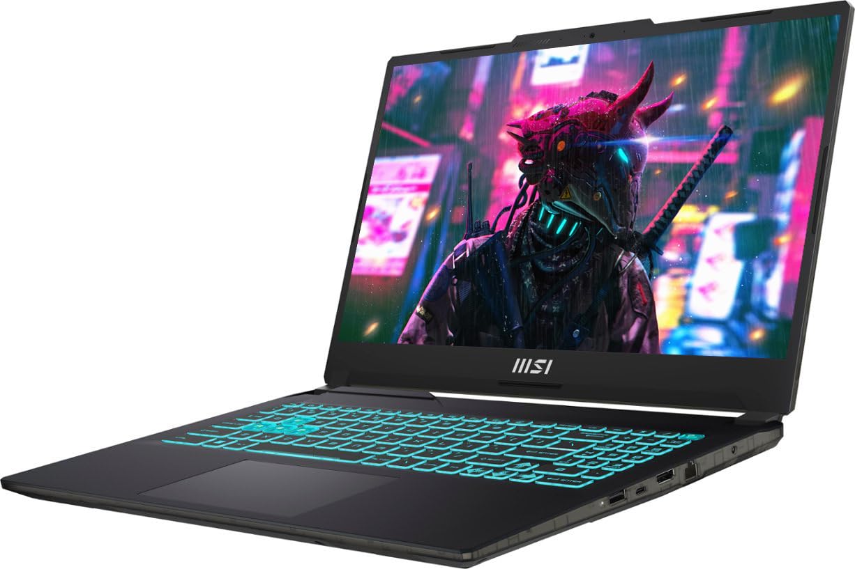 MSI Cyborg 15 Gaming Laptop, 15.6" 144Hz FHD IPS Display, 10-Core Intel Core i7-12650H, NVIDIA Geforce RTX 4060, 32GB DDR5 RAM, 1TB NVMe SSD, Backlit Keyboard, HDMI, USB-C, Win 11, w/CUE Accessories