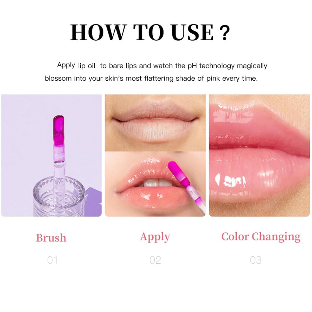 Alkyne Boss Up Cosmetics Color Changing Lip Oil, BossUp Cosmetics Color Changing Lip Oil Stain, BossUpCosmetics Color Changing Lip Oil, Boss Up Cosmetics Lip Gloss (2Pcs)