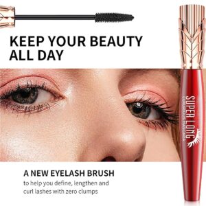 Yanquina Mascara, Yanqina Mascara, Yanqina Super Long Mascara, Yanquina 4D Silk Fiber Lash Mascara (2Pcs)