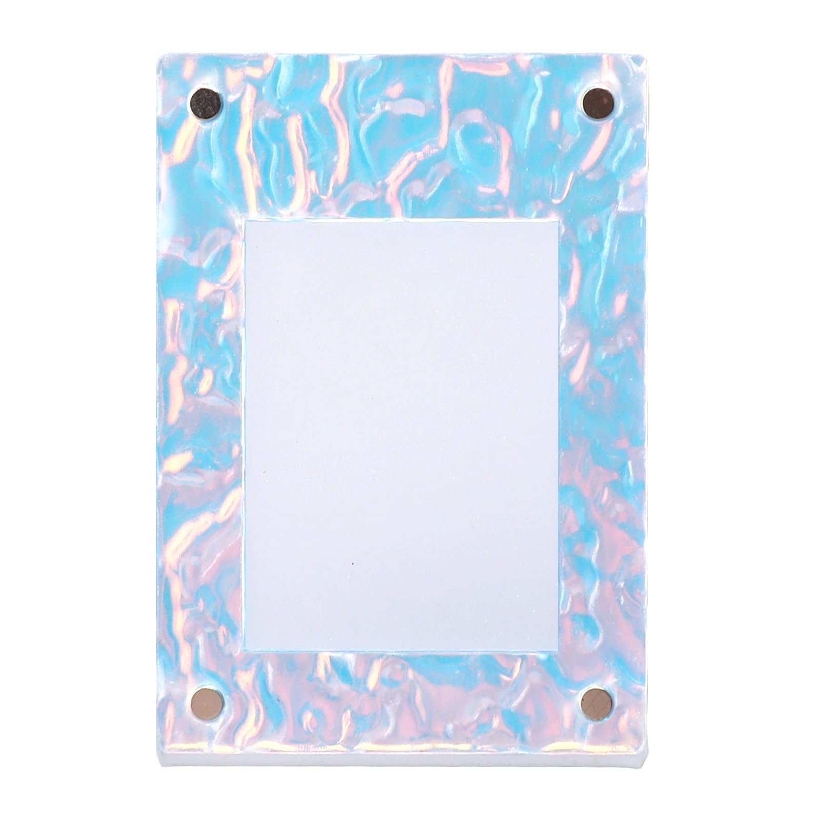 Desktop Picture Frame, Picture Frame Stable Placement Personalized Clear Acrylic Simple Cleaning for Home (Dazzling Color (Stone Head Pattern))