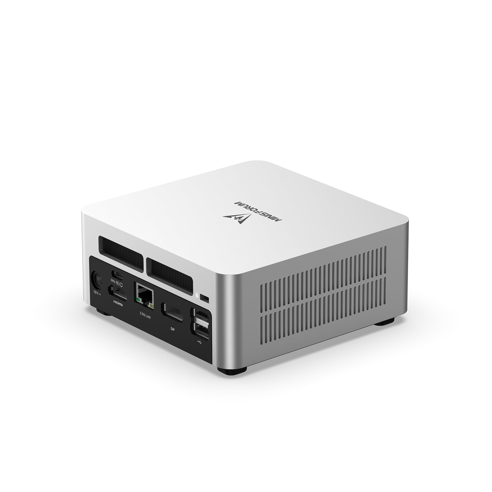 MINISFORUM UN1265 Mini PC 12th Gen Core i7-12650H(10C/16T) Mini Computer 32G RAM+1TB SSD, Expandable HDD Slot, HDMI/DP/USB-C 4K@60Hz Outputs, WiFi 6E/BT5.2/2.5G LAN, 4xUSB Port Desktop Computer