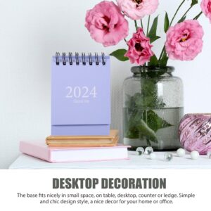 MAGICLULU 2024 Calendar for Table Small Desk Calendar Year of The Dragon Calendar Desk Pad Calendar De Adviento Maquillaje Decorative Desk Calendar Office Morandi Paper Coil