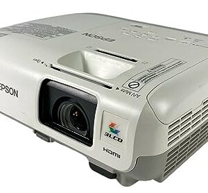 Epson PowerLite 97H Tri-LCD Projector 2700 ANSI HD 1080i 2HDMI, Bundle: Remote Control, Power Cable, HDMI Cable