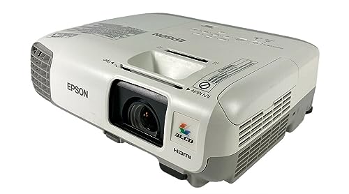 Epson PowerLite 97H Tri-LCD Projector 2700 ANSI HD 1080i 2HDMI, Bundle: Remote Control, Power Cable, HDMI Cable