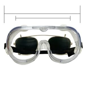 KeeboMed Chemical Splash/Impact Safety Goggle, Soft, Adjustable 1 -Pack. Anti-Fog Protection, Clear Lens, Wide-Vision, Adjustable Chemical Splash Eye Protection Soft Lightweight Eyewear