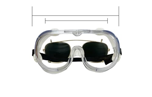 KeeboMed Chemical Splash/Impact Safety Goggle, Soft, Adjustable 1 -Pack. Anti-Fog Protection, Clear Lens, Wide-Vision, Adjustable Chemical Splash Eye Protection Soft Lightweight Eyewear