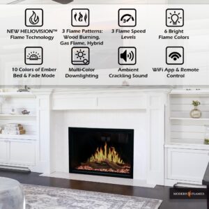 Modern Flames Orion Traditional 42-inch Heliovision Virtual Smart Built in Electric Firebox OR42-TRAD - Electric Fireplaces