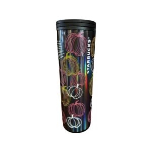 Starbucks 2023 Fall Halloween Glow in The Dark Pumpkins Hot Coffee Tumbler, 16 fl oz, Grande