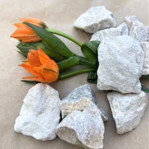 Sacred Raw Gems from Jerusalem - 10 Natural Small Rocks for Jewish Memorials, Graves, Funerals, and Traditional Ceremonials