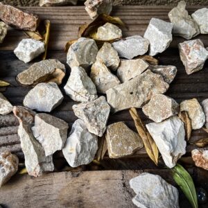 Sacred Raw Gems from Jerusalem - 10 Natural Small Rocks for Jewish Memorials, Graves, Funerals, and Traditional Ceremonials