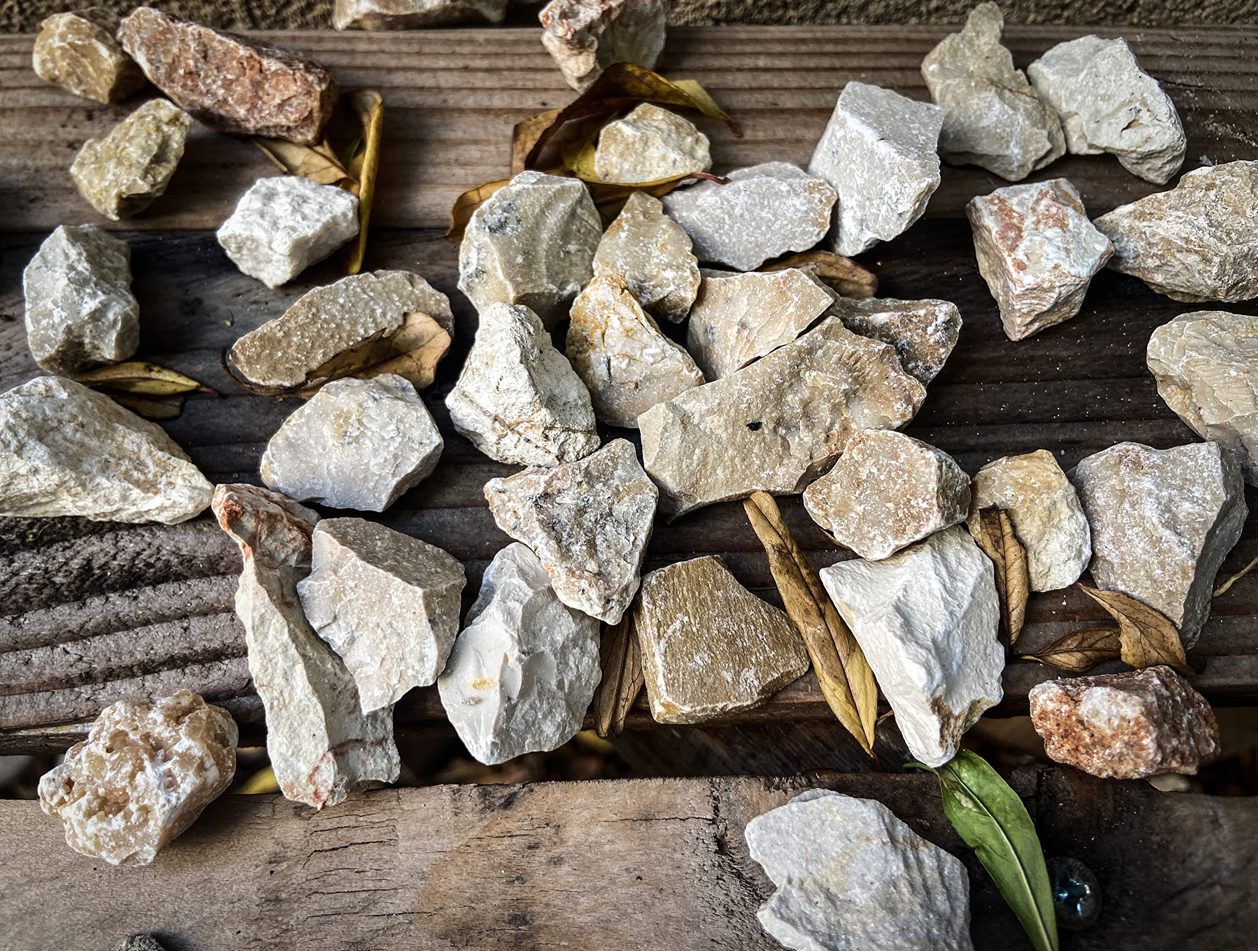 Sacred Raw Gems from Jerusalem - 10 Natural Small Rocks for Jewish Memorials, Graves, Funerals, and Traditional Ceremonials