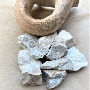 Sacred Raw Gems from Jerusalem - 10 Natural Small Rocks for Jewish Memorials, Graves, Funerals, and Traditional Ceremonials