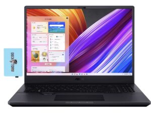 asus proart studiobook 16 oled laptop (intel i7-12700h 14-core, 32gb ddr5 ram, 2x1tb pcie ssd raid 0 (2tb), geforce rtx 3070 ti, backlit kyb, fingerprint, hd webcam, wifi 6, bt 5.2, win11p) w/hub