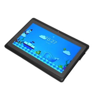 Cute Kids Tablet, 100‑240V 3000mAh Battery 32GB ROM Quad Core WiFi Dual Camera 7 Inch Children Tablet Touch Screen for Android 10.0 for Boys (US Plug)