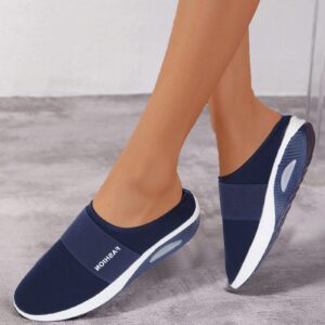 Womens Shoes Sneakers Platform, Mesh Slingback Breathable Casual Wedges Thick Sole Slipper, Strappy Non-Slip Fitness Sports Shoes, Open Toe Comfortable Walking Women Sandals