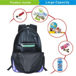 BY-CAN Canvas Lightweight Outdoor Daypack for Teens,Students Lionel Messi Classic Bookbag Durable Travel Laptop Knapsack