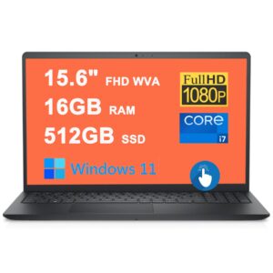 dell inspiron 15 3000 3530 business laptop 15.6" fhd anti-glare touchscreen intel 10-core i7-1355u processor 16gb ram 512gb ssd intel iris xe graphics fhd webcam hdmi win11