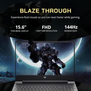 HP Victus 15 Gaming Laptop - 15.6" FHD IPS 144Hz Display, AMD Ryzen 5 7535HS Processor, 64GB DDR5 RAM, 2TB SSD, NVIDIA GeForce RTX 2050, Backlit Keyboard, HD Camera, Windows 11 Home