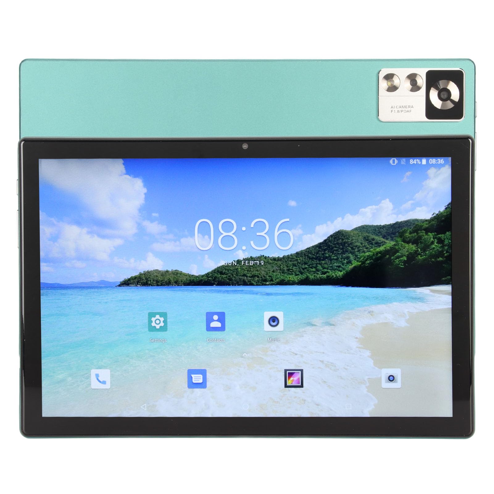 10.1in LCD 8GB 256GB Tablet, 5G WiFi 4G LTE, Dual Camera, Office Tablet with Keyboard Mouse, Case, 100‑240V (US Plug)