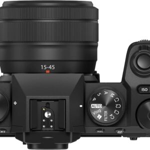 FUJIFILM X-S20 Mirrorless Camera with 15-45mm + Sigma 56mm f/1.4 DC DN Contemporary Lens + 128GB Extreme Pro Memory Card, Corel Editing Software, Tripod, Ideal Vlogging Video Camera Kit (15pc Bundle)