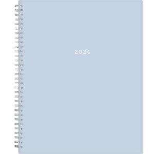 2024 Blue Sky 8.5-inch x 11-inch Weekly & Monthly Planner, Blue (143699)