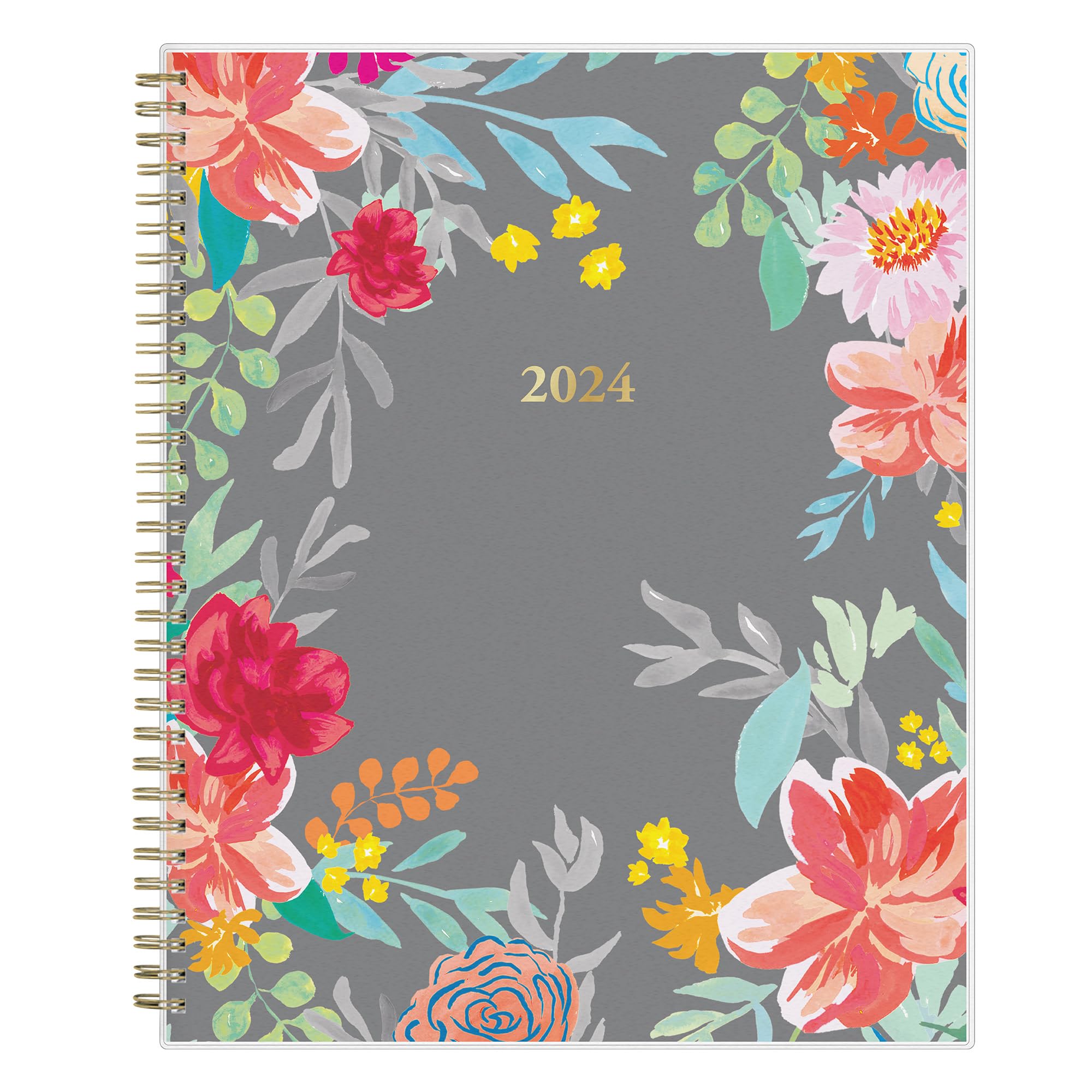 2024 Blue Sky™ Sophie Frosted Weekly/Monthly Planning Calendar, 8-1/2" x 11", Multicolor, January to December 2024, 1400