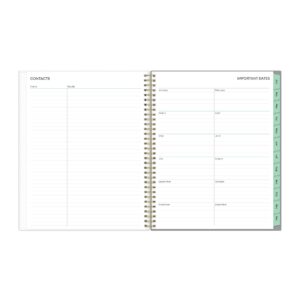 2024 Blue Sky™ Sophie Frosted Weekly/Monthly Planning Calendar, 8-1/2" x 11", Multicolor, January to December 2024, 1400