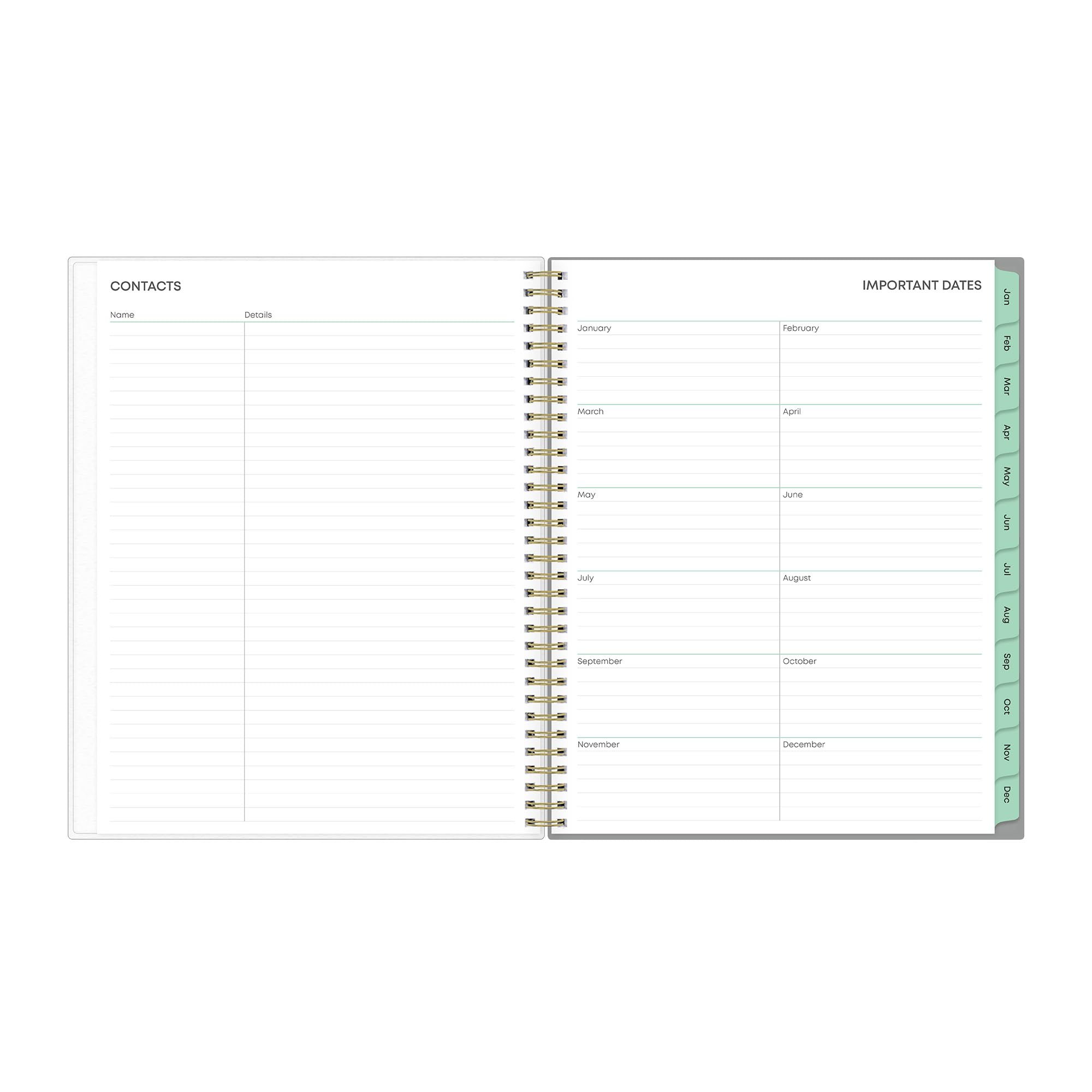 2024 Blue Sky™ Sophie Frosted Weekly/Monthly Planning Calendar, 8-1/2" x 11", Multicolor, January to December 2024, 1400