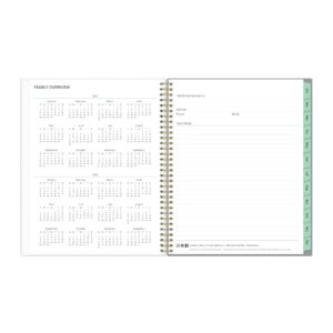 2024 Blue Sky™ Sophie Frosted Weekly/Monthly Planning Calendar, 8-1/2" x 11", Multicolor, January to December 2024, 1400