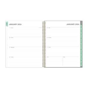 2024 Blue Sky™ Sophie Frosted Weekly/Monthly Planning Calendar, 8-1/2" x 11", Multicolor, January to December 2024, 1400