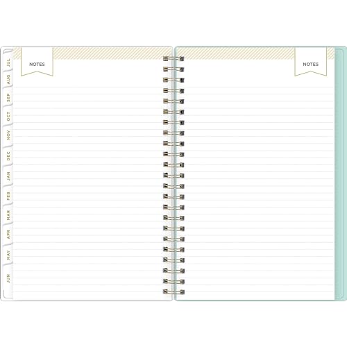 2023-2024 Blue Sky Day Designer Romance Mint 5-inch x 8-inch Academic Weekly & Monthly Planner, Multicolor (142526)