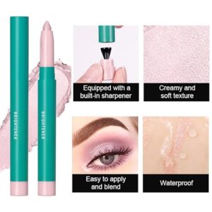 NexMe Eyeshadow Stick,Eye Shadow Brightener Stick(4#Mauve Taupe Shimmer)