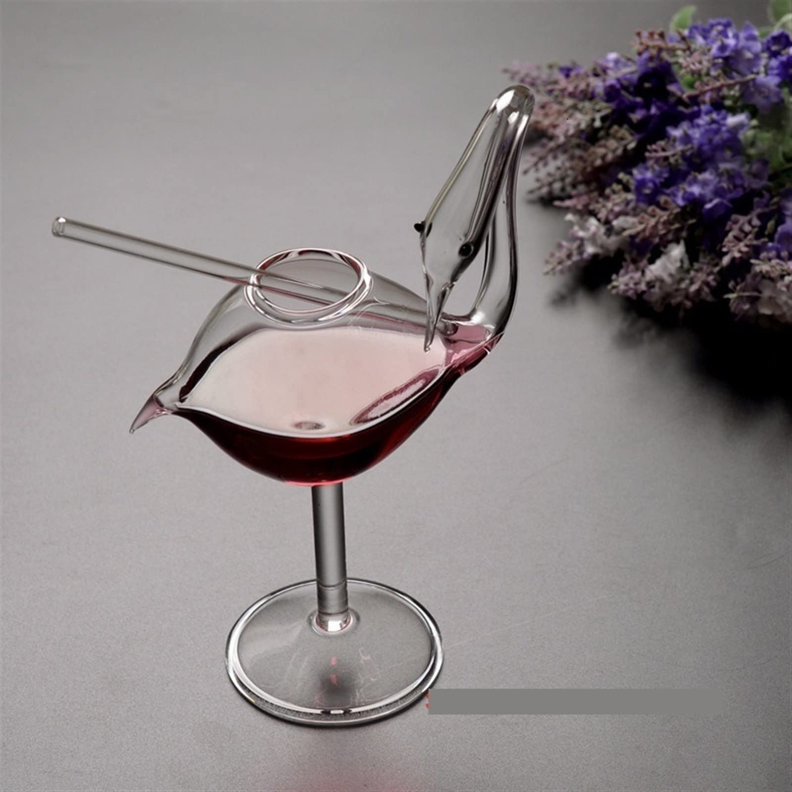 TAPIVA Stemware Wine Glass Wine Glasses Swan Cocktail Glass Goblet Glass