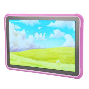 shyekyo kids tablet, 2mp 8mp dual camera 10 inch hd ips screen 2gb ram 32gb rom children tablet eye protection quad core for study (us plug)