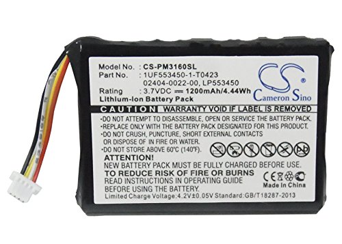 FYIOGXG Cameron Sino Battery for Cisco 3rd, F460, Generation, M31120B, M3160, Mino HD, PUDFVM31120B, S1240, U260, U260B, U260W, U260W 4 GB, Video MinoHD, Video UltraHD 1200mAh