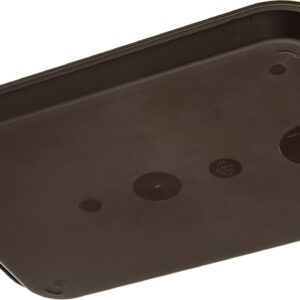 Carlisle FoodService Products Café Standard Cafeteria/Fast Food Tray, 11" x 14", Dark Brown (Pack of 2)