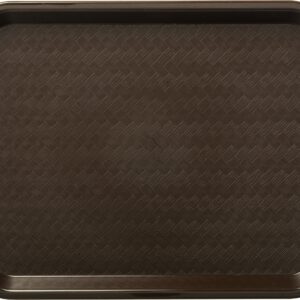 Carlisle FoodService Products Café Standard Cafeteria/Fast Food Tray, 11" x 14", Dark Brown (Pack of 2)