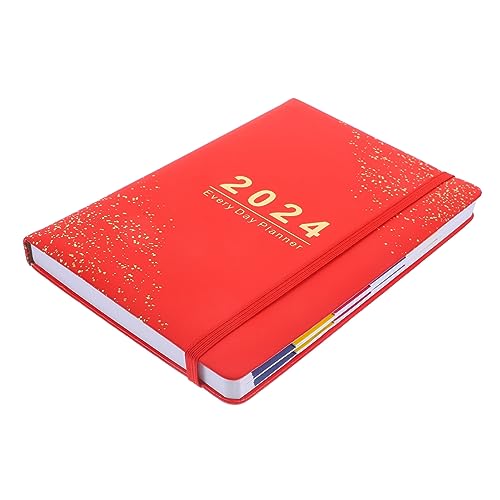 Didiseaon 2024 Agenda Book notebooks for work note pad notepad calendar appointment plan pad study plan pad school planner date plan pad weekly planner Dating Paper efficient Schedules