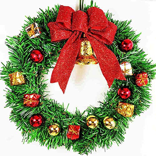 Parrot Mini Drones Refurbished Christmas Door Merry Party Wall Decoration Bell Small Garland Wreath Baby Bed Bell Rattle 4 Pro Plus Drone (Green, One Size)