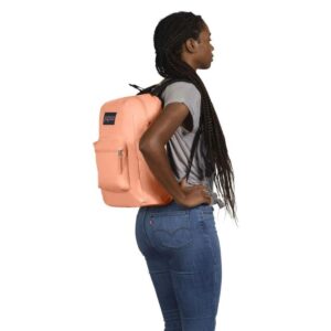 JanSport Backpack Cross Town Peach Neon, One Size