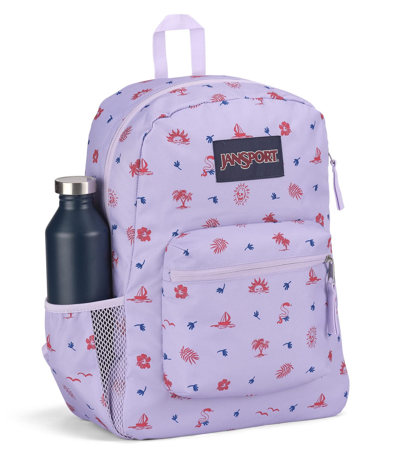 JanSport Backpack Cross Town Lagoon Luau, One Size